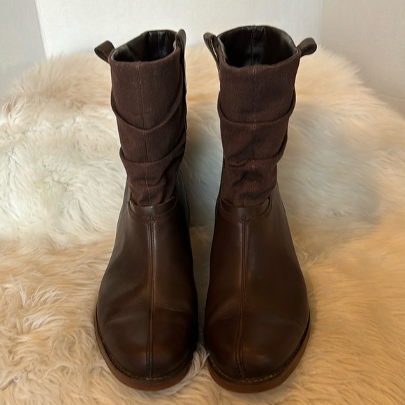 Merrell | Shoes | Merrell Bracken Calf Height Leather And Canvas Boots ...